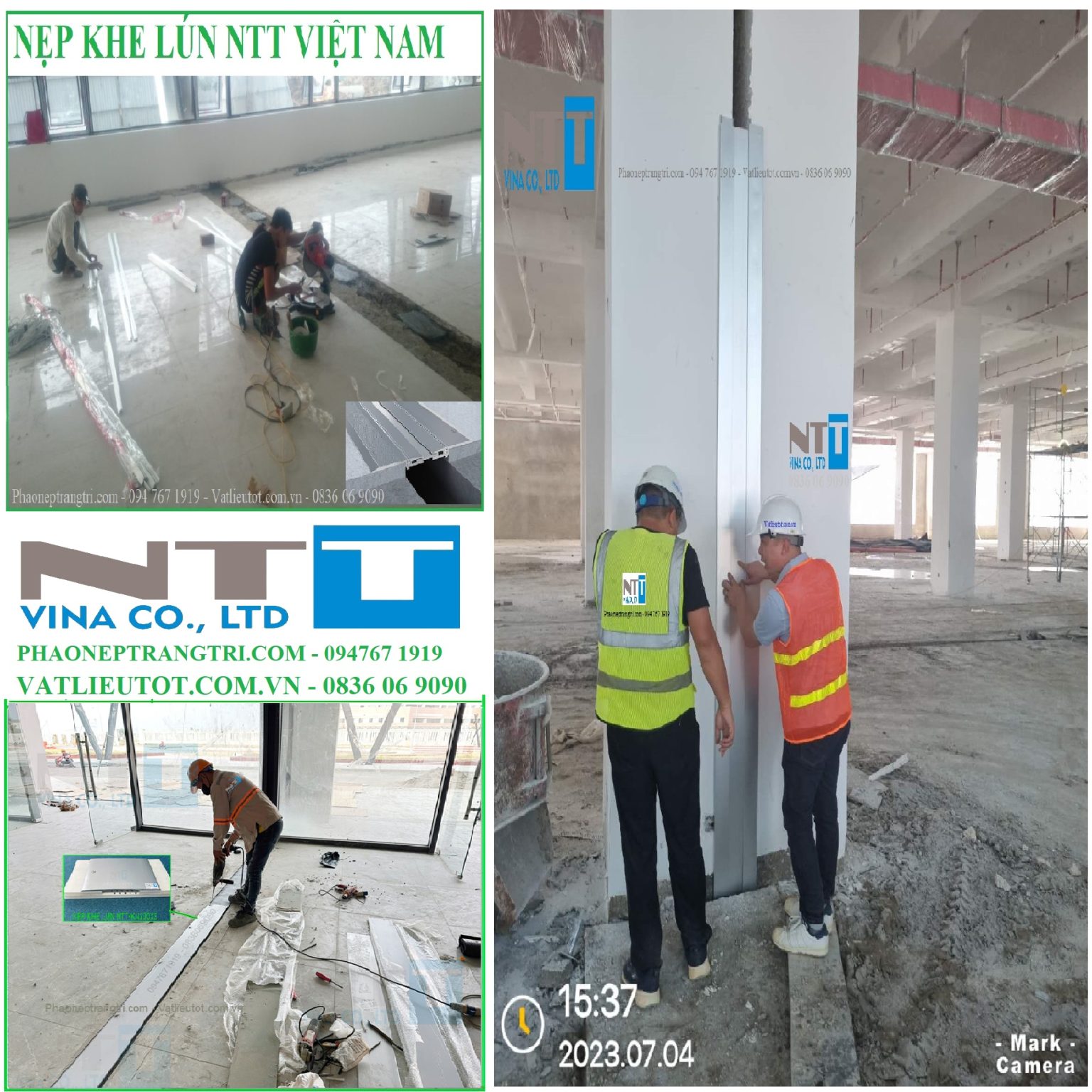 Nẹp che sàn khe lún KN150